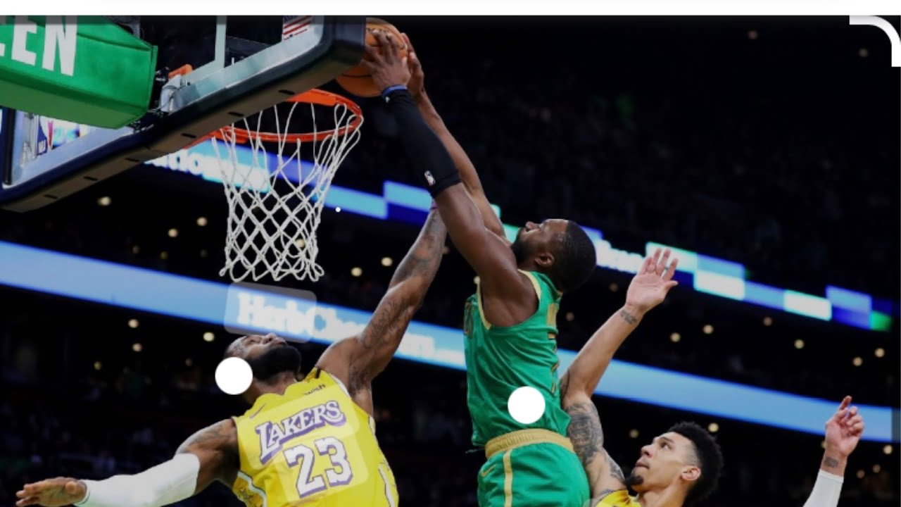 LeBron getting dunked on - YouTube