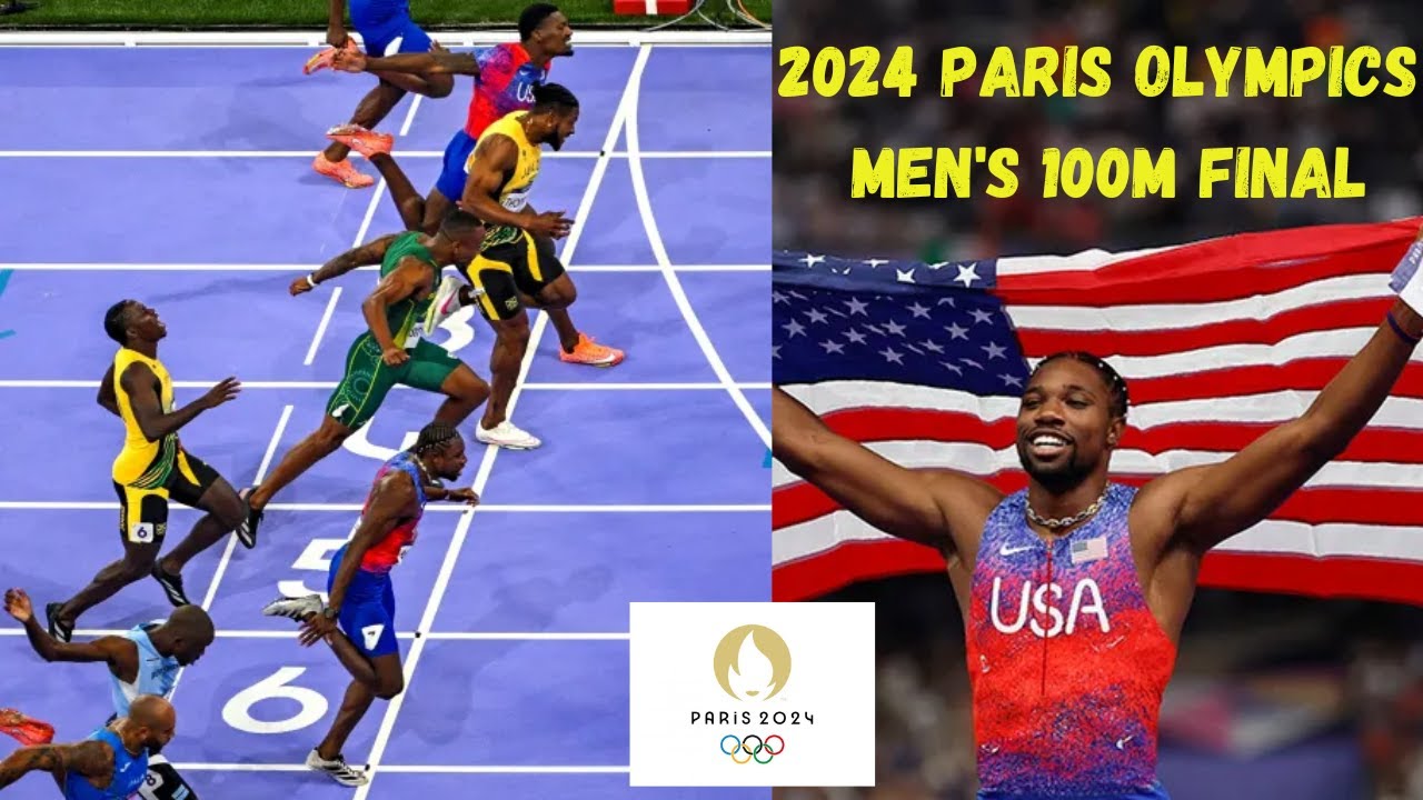 Men's 100 Meter Finals HISTORIC || Noah Lyles VS. Kishane Thompson ...