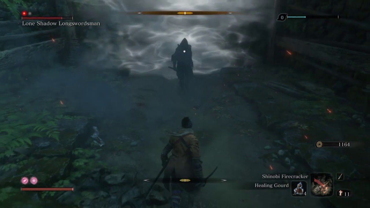 Sekiro: Shadows Die Twice - Lone Shadow Longswordsman Boss Battle ...
