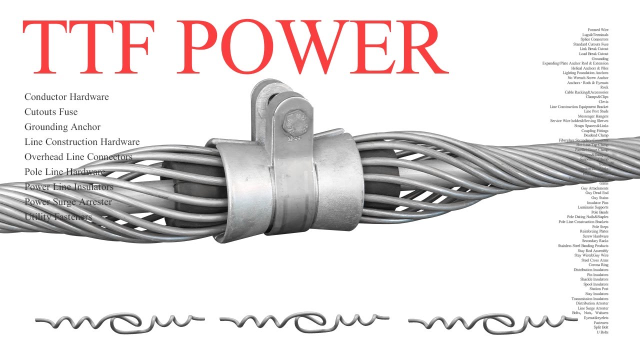 clamps for transmission and distribution line - YouTube