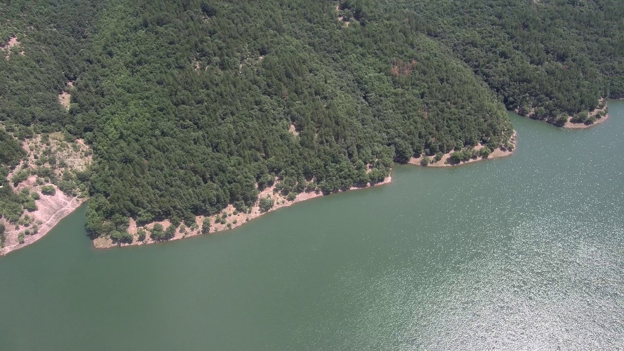 Iskar dam, the wall - YouTube