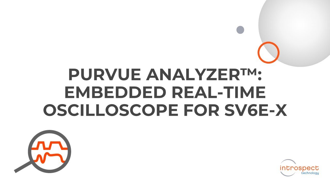 PurVue Analyzer™: Embedded Real-Time Oscilloscope for SV6E-X - YouTube