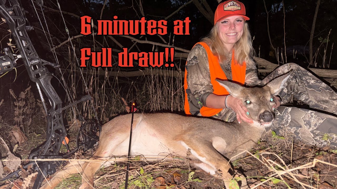 Madi's First Archery Deer | Female Hunter Kills Deer With a Bow - YouTube