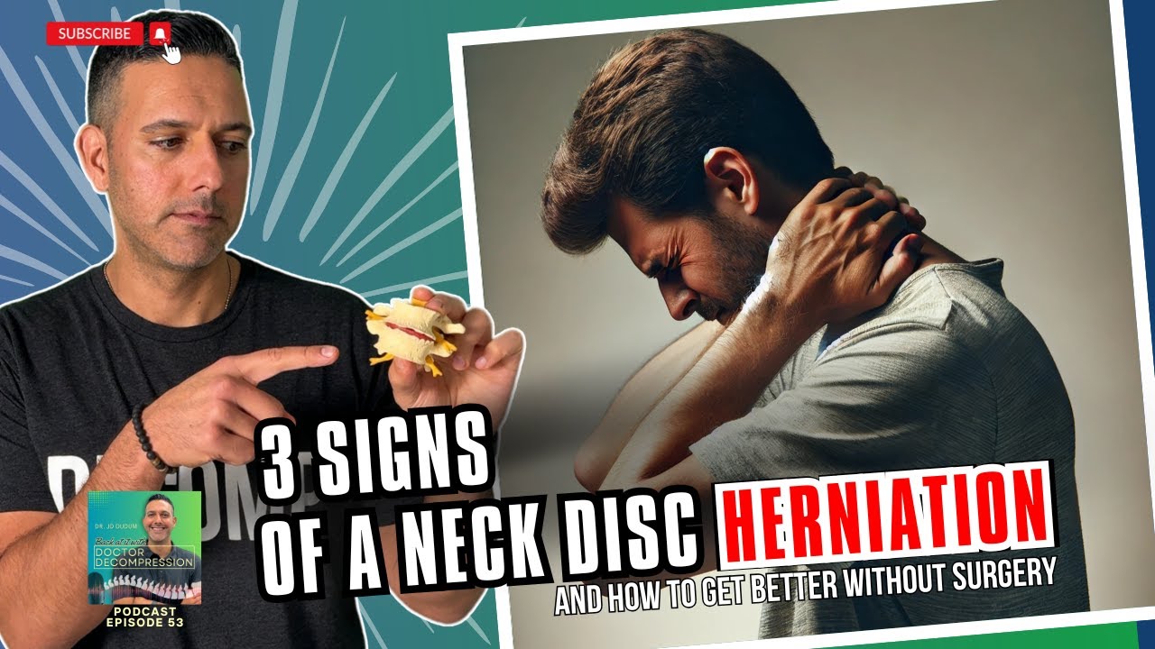 3 Signs of a Neck Disc Herniation and how to fix it! - YouTube