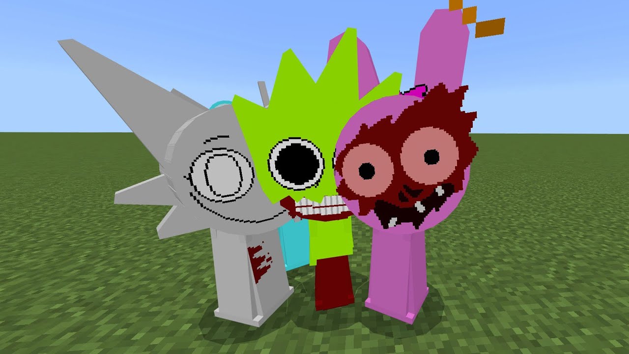 NEW Sprunki Mod Addon Update in Minecraft PE - YouTube