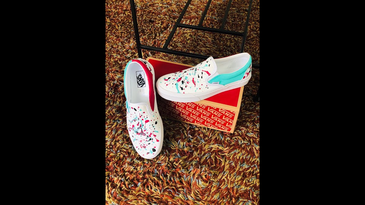 CUSTOM VANS!!! 🎨👟(SIMPLE and SATISFYING) - YouTube