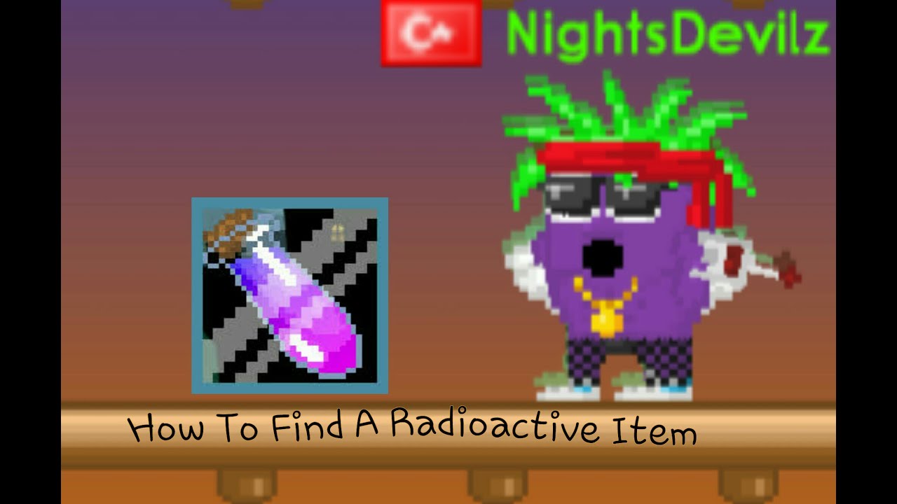 Growtopia How To Use Geiger/How to get Radioactive item. - YouTube