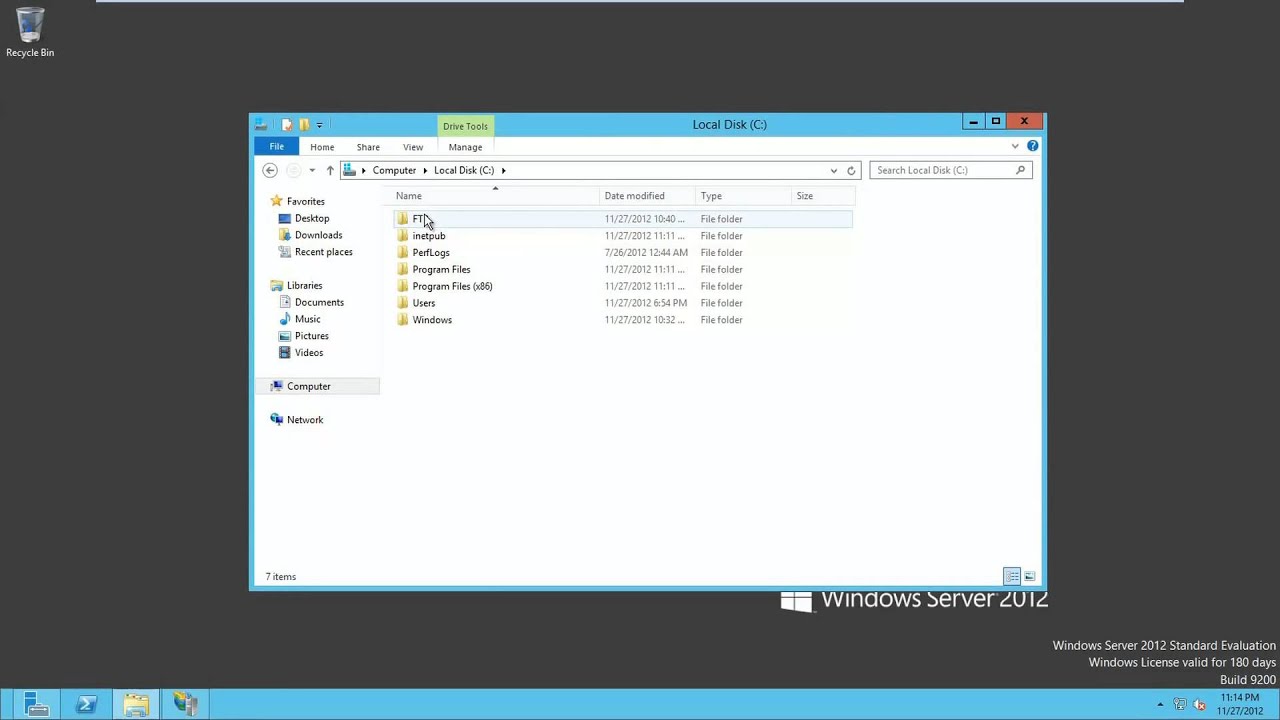 Tutorial Windows Server 2012 FTP - YouTube