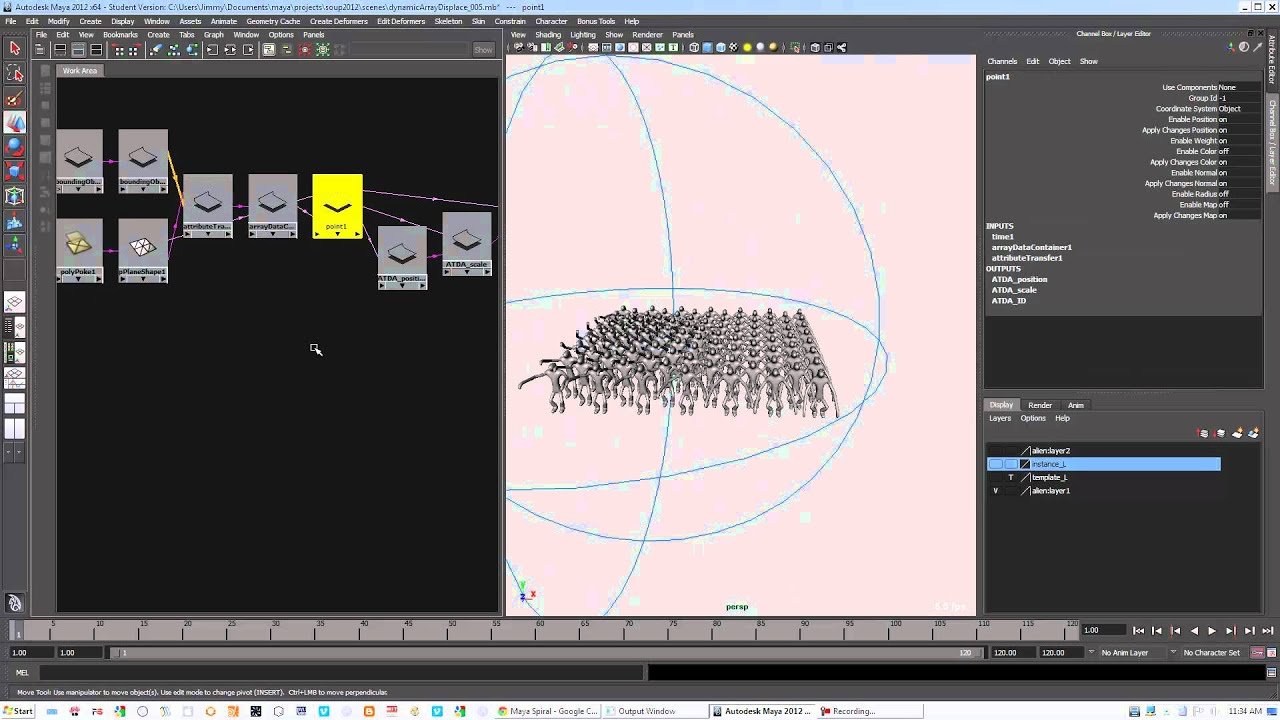MAYA / SOuP Procedural Crowd System - YouTube