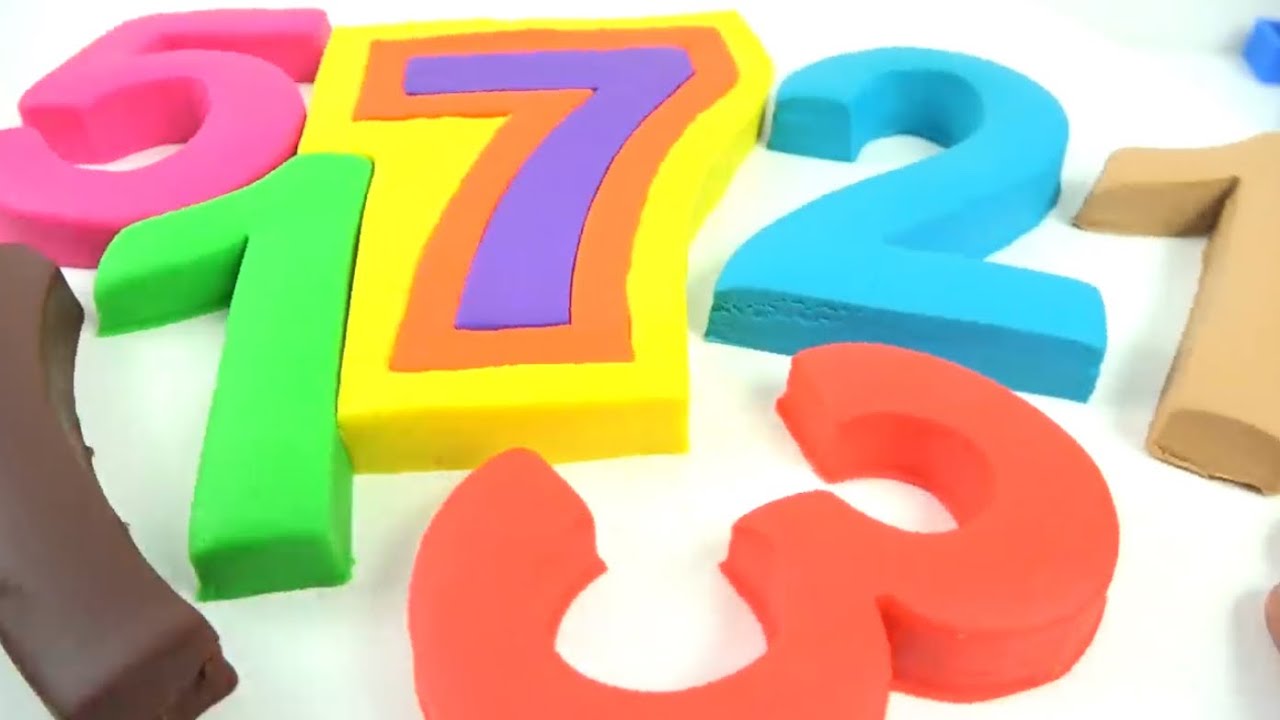 Are you making colorful giant clay numbers? Are you making 7 in 2 ...