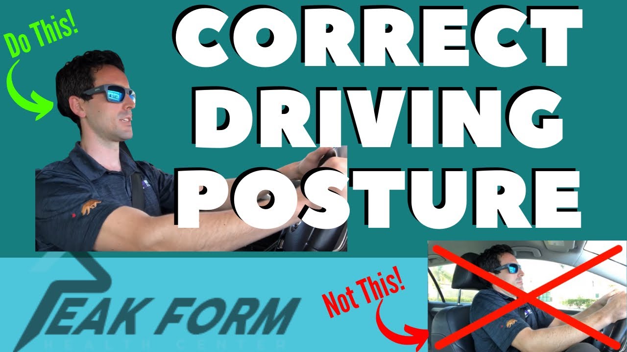 How to Properly Sit in Your Car | La Jolla Chiropractor - YouTube