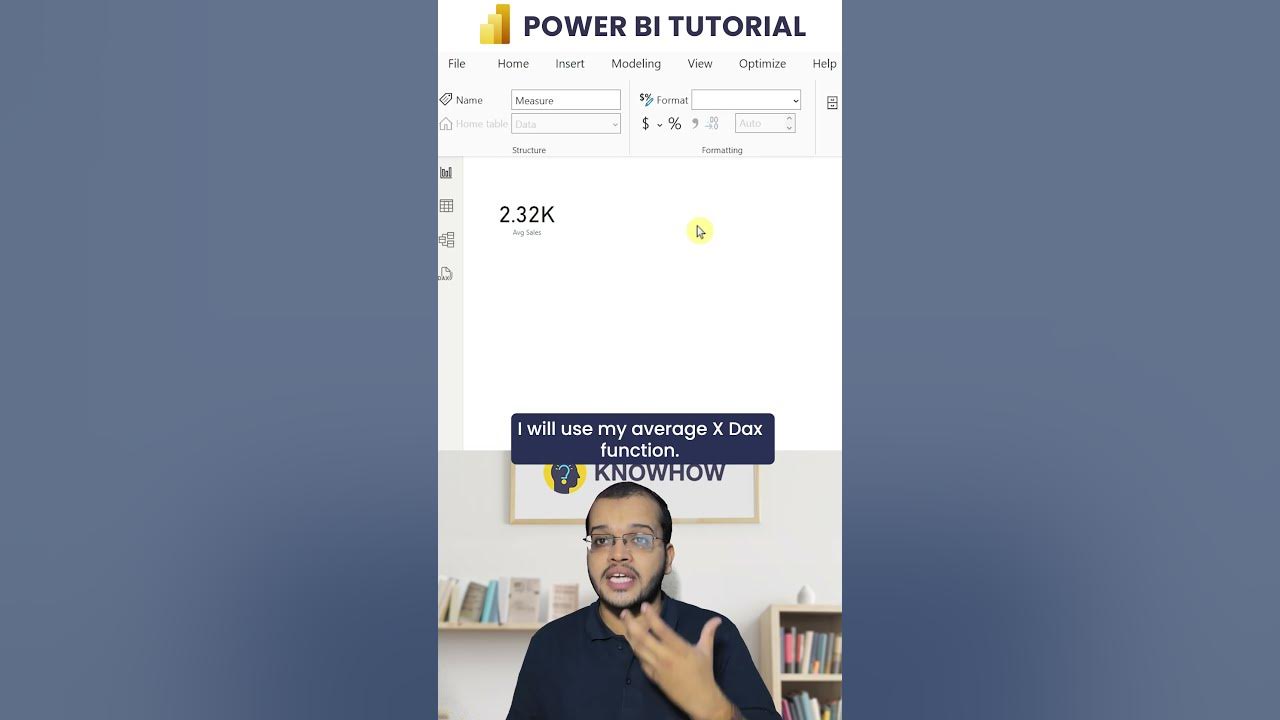 AVERAGEX DAX Function Tutorial in Power BI | DAX Function 2 - YouTube