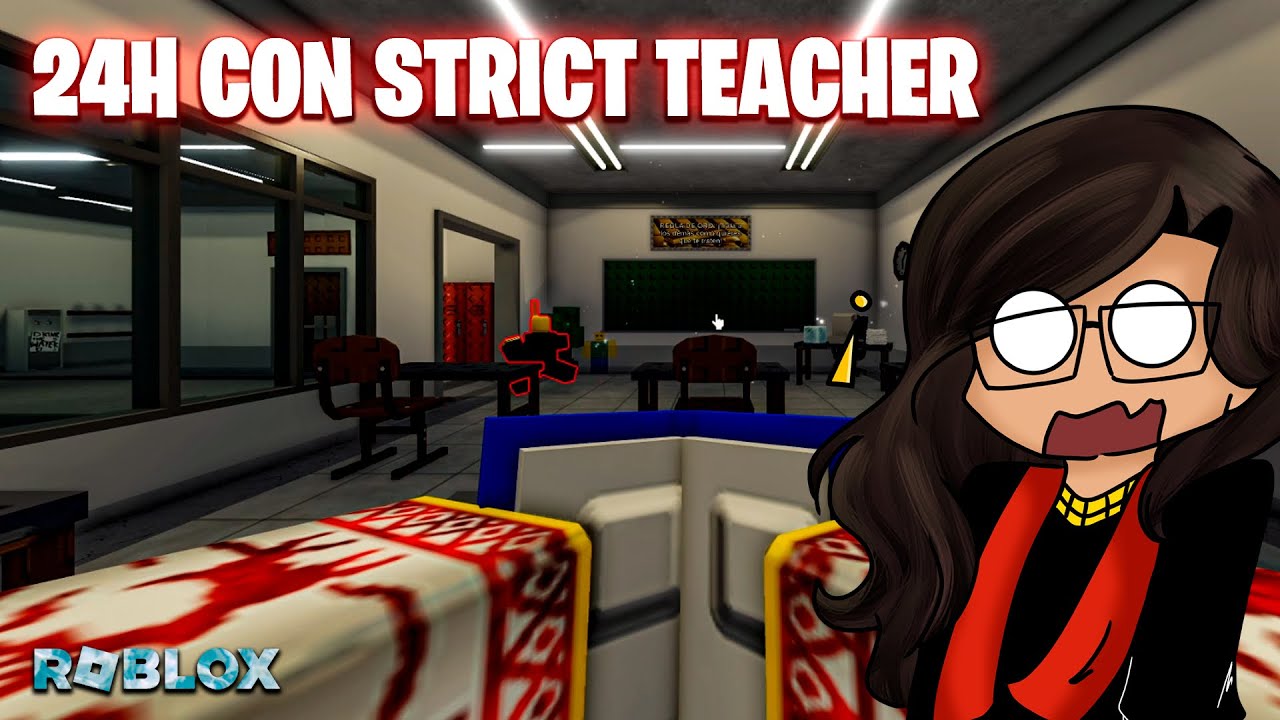 ESTUDIANDO DE NOCHE CON PROFESOR AMARGADO😨 | ROBLOX | Ainhoasp20 - YouTube