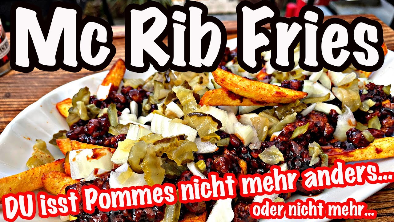 Mc RIB Fries - Pommes im MC Rib Style | The BBQ BEAR - YouTube