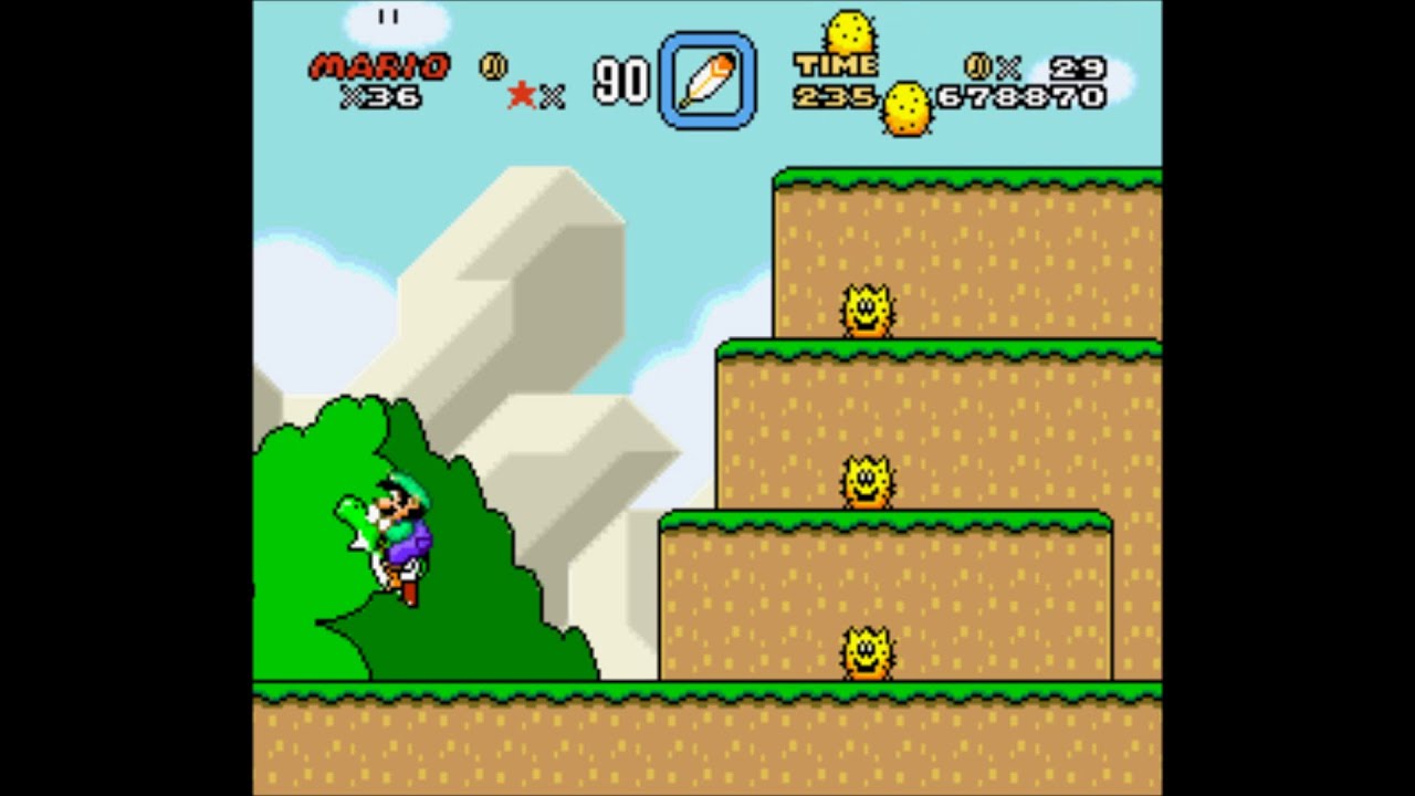 SMW - Weird Pokey Glitch - YouTube