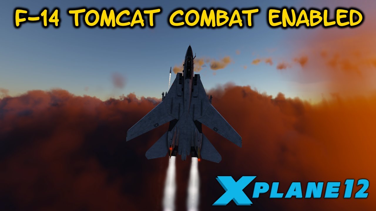 Conquer the Skies: X-plane 12 F-14 Air to Air Combat Unleashed - YouTube