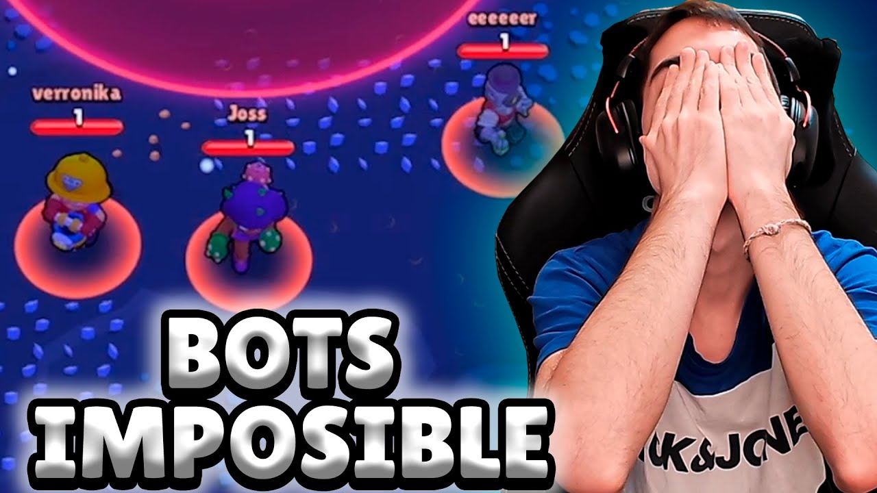 ESTA PARTIDA CONTRA BOTS ES IMPOSIBLE DE GANAR... BRAWL STARS. - YouTube