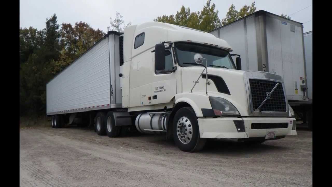 2006 Volvo Reefer Rig 53' Great Dane Thermo King - YouTube