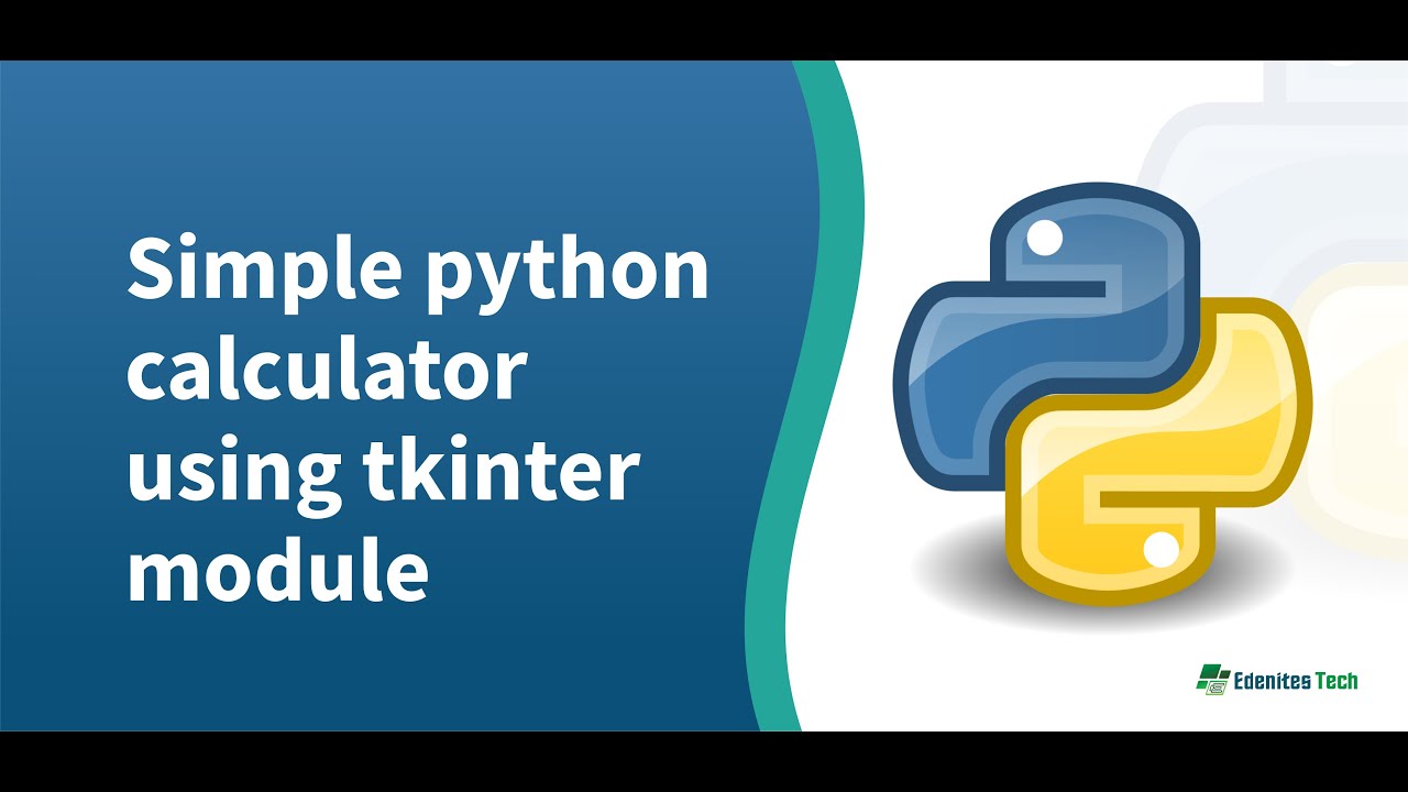Simple python calculator using tkinter module - YouTube