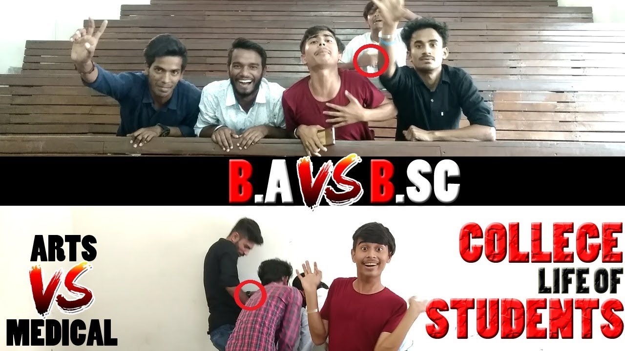 B.A vs B.SC | Science vs Arts | College Life | - YouTube