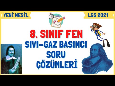 8. Sınıf Fen Sıvı ve Gaz Basıncı Soru Çözümü