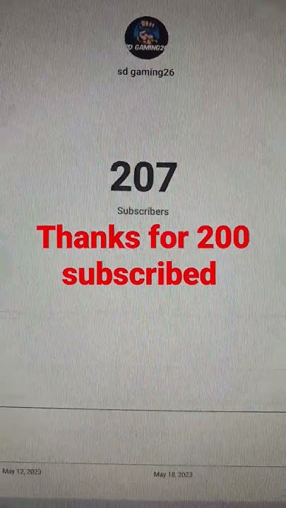 thanks for 200 subscribed - YouTube