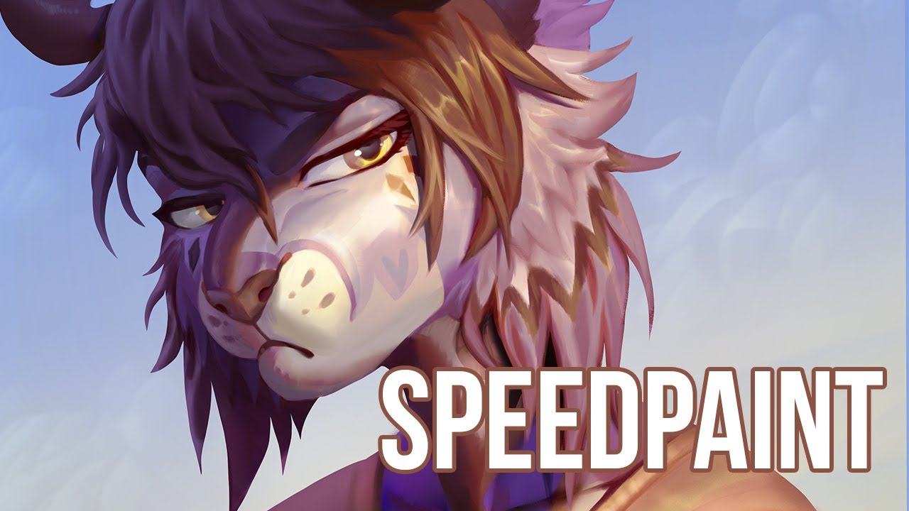 Leviathan | Furry Digital Art | SPEEDPAINT [ Photoshop ] - YouTube