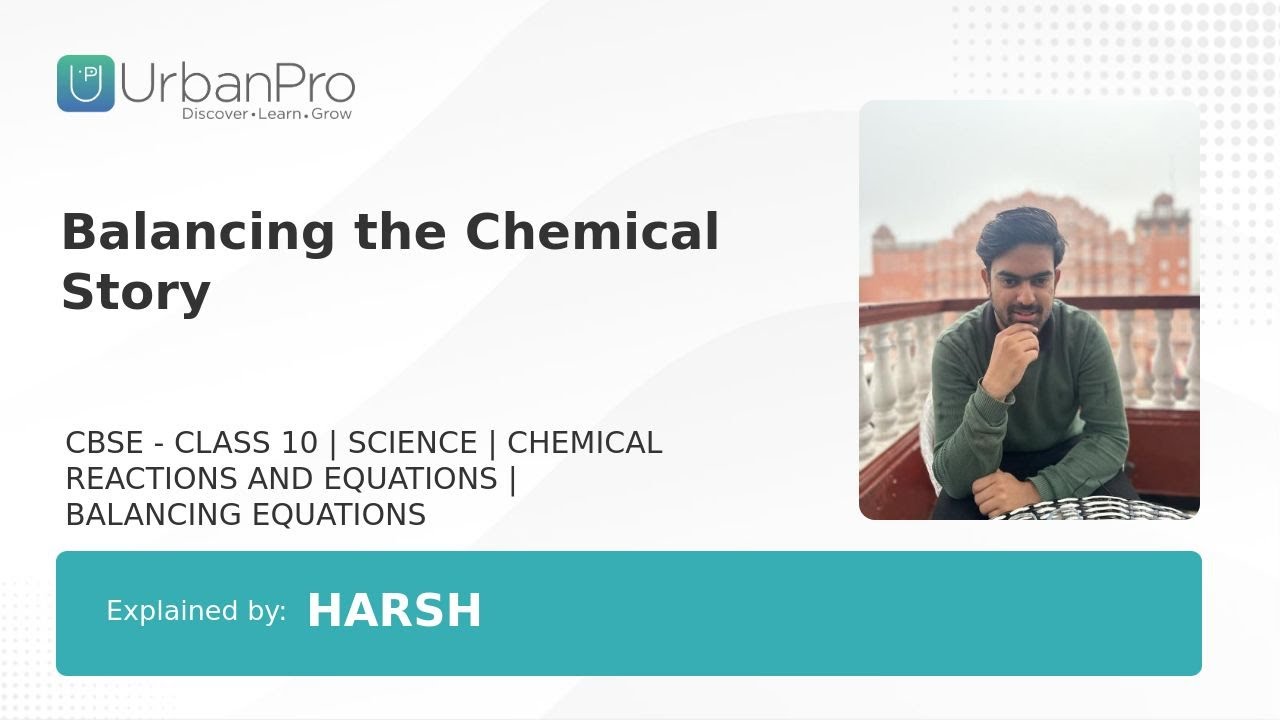 Balancing the Chemical Story | Harsh - YouTube
