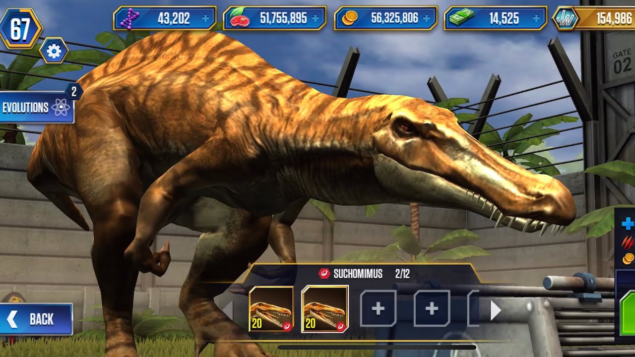 BUMPY & BATTLE MENU & EVENT- JURASSIC WORLD THE GAME - YouTube