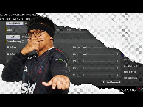 🤯 Jakey Update 4.4 Sensitivity Code | Alter Ego Ares 1v3 | 4 Finger Headshot Settings BGMI