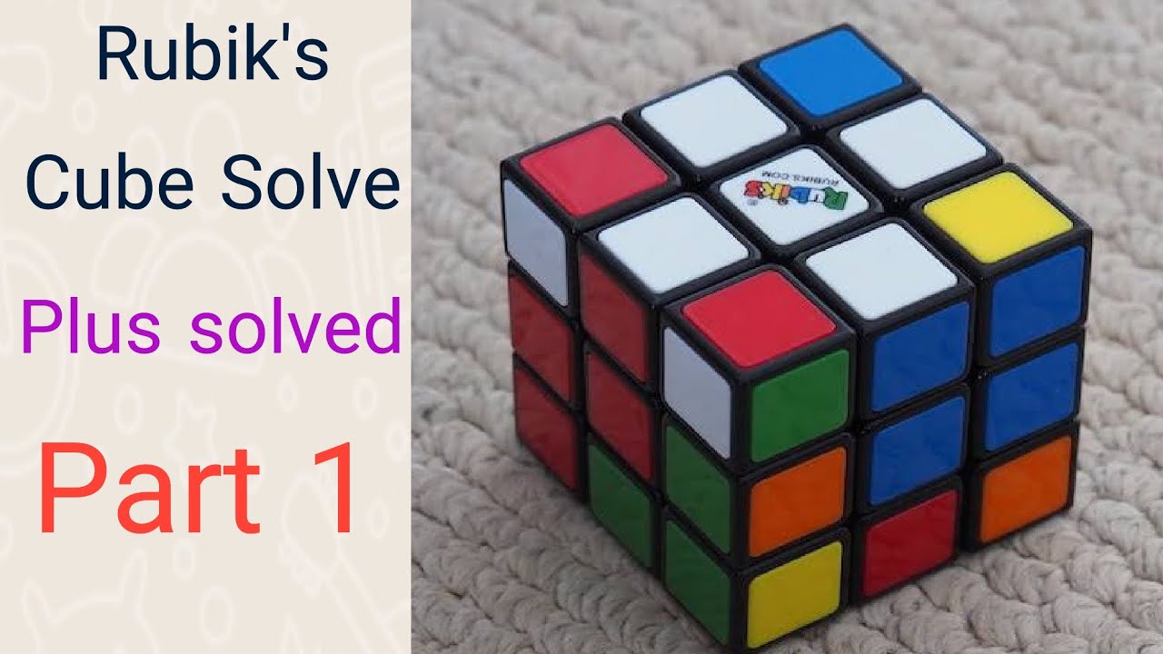 How to solve Rubik's Cube game Fastest //Rubik's Cube Plus solve ...