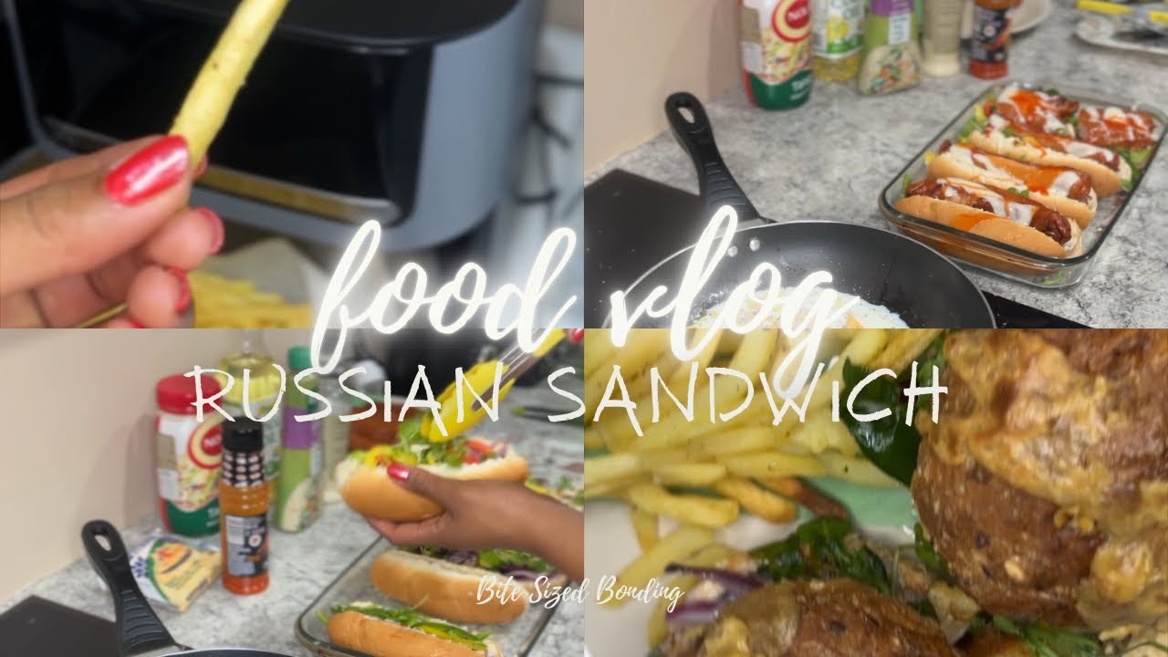 Indulge in the ultimate Russian roll sandwich with a homemade white ...