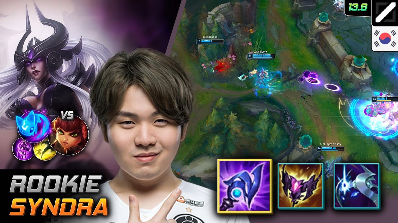 Rookie Mid Syndra Build Luden's Tempest Summon Aery - Rookie Syndra ...
