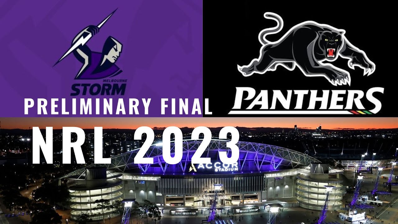 Panthers vs Storm preliminary finals teams 2023 (a bit too bright ...