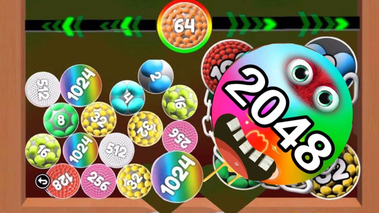 Binary Chain 2048 - Merge jelly 2048 ball game Complete the highest ...