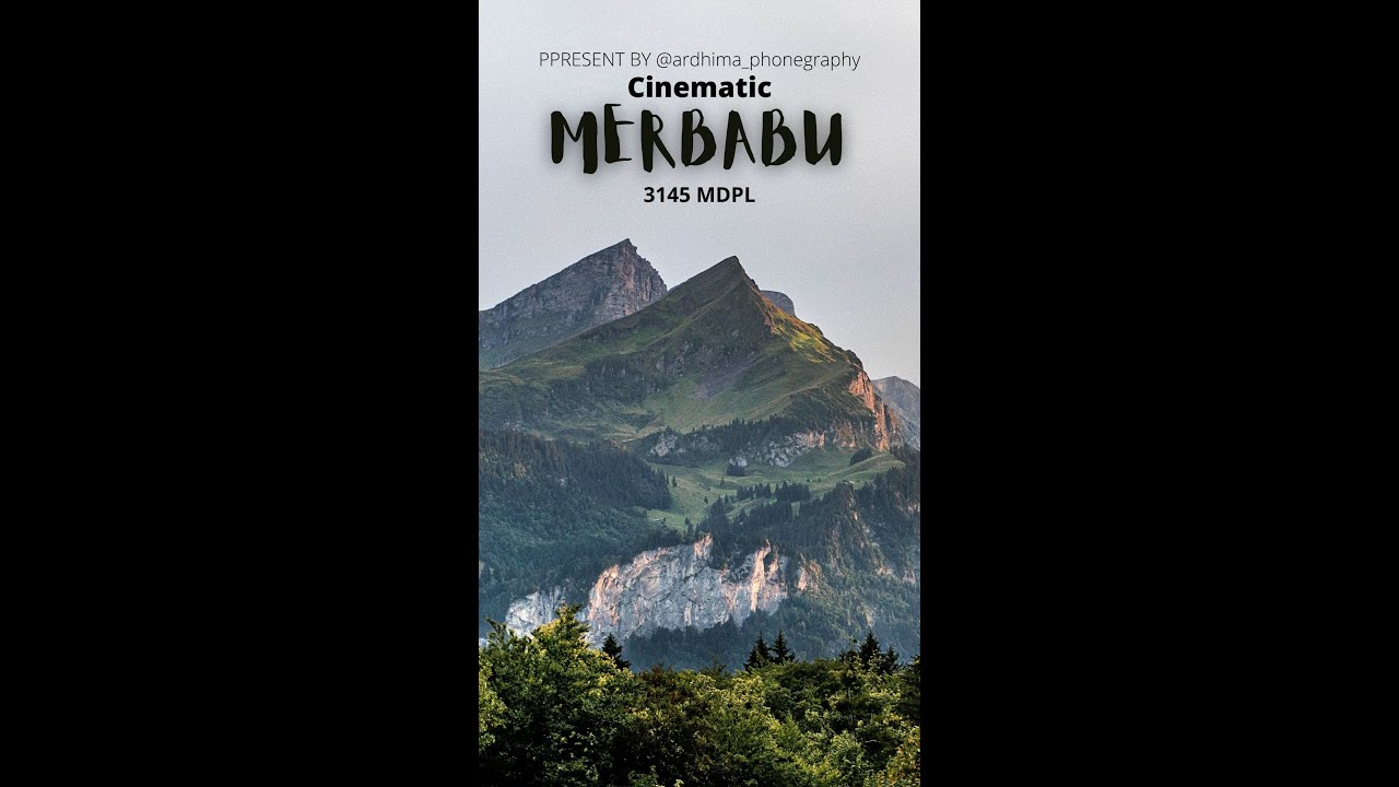 Cinematic Merbabu 3145 MDPL - YouTube