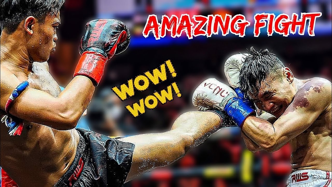 Muay Thai Amazing Fight At RWS Rajadamnern Stadium Lamnammoonlek Vs Saw - YouTube
