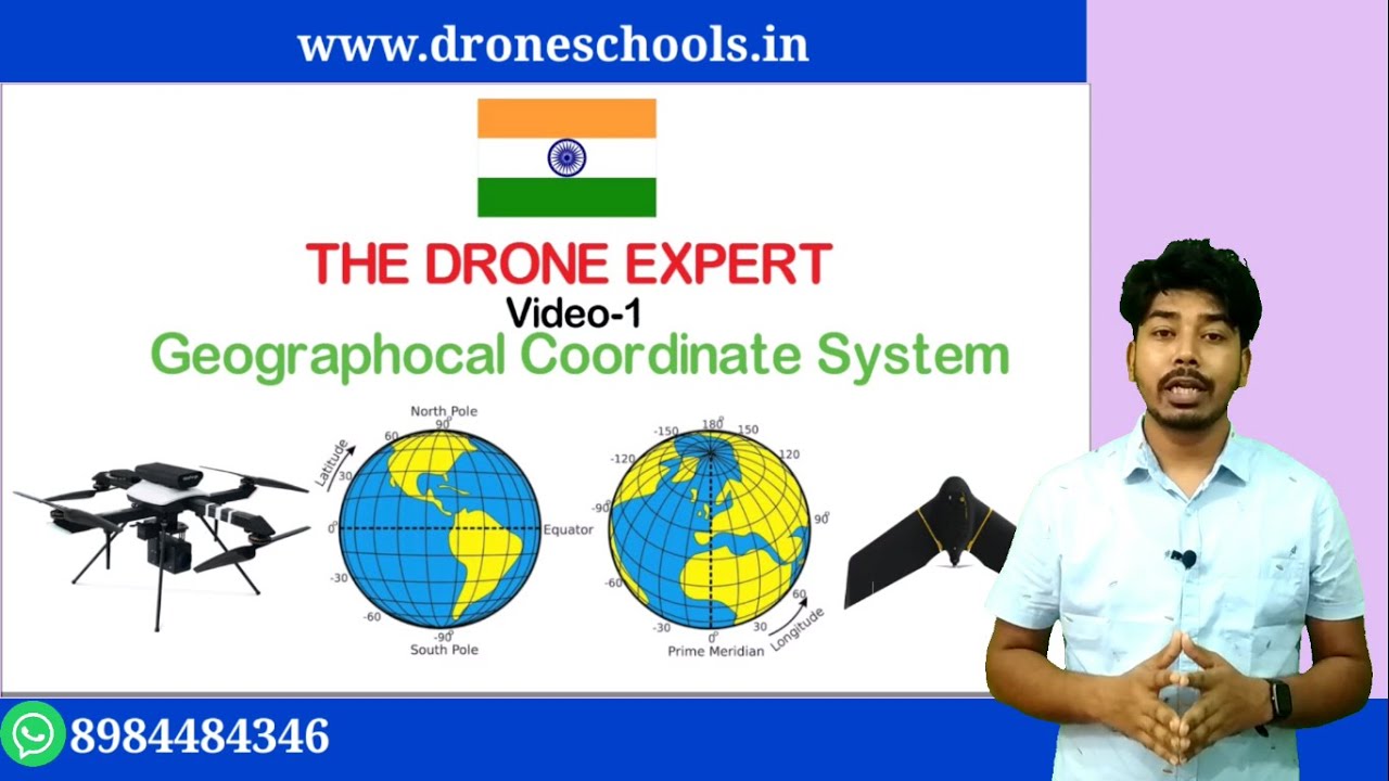 Drone Pilot Training Video-1 || Geographic Coordinate System || Mean ...