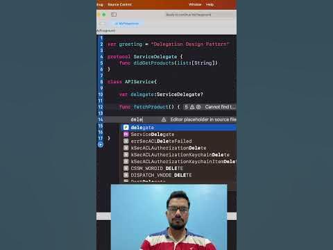 Delegation | #shorts | #swift | #technology | #coding | #trick | #iosdeveloper | #xcode | # ...