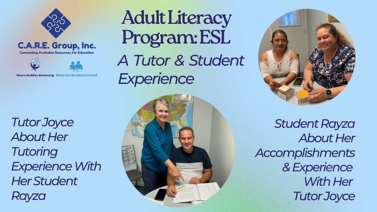 Adult Literacy Program ESL: A Tutor and Student Experience - YouTube