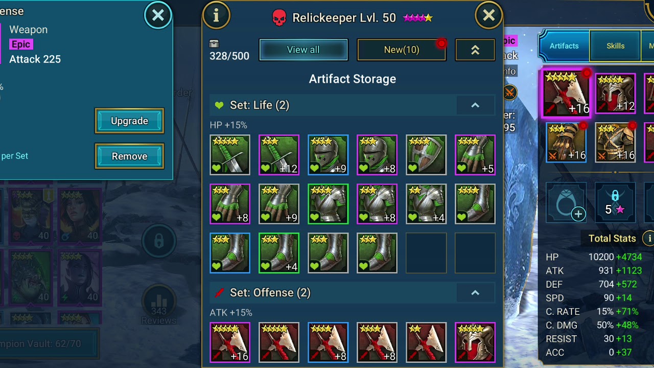 Raid: Shadow Legends Relic keeper Auto Solo brutal - YouTube