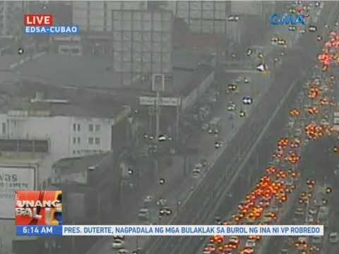 UB: Traffic update as of 6:14 a.m. (February 28, 2020) - YouTube
