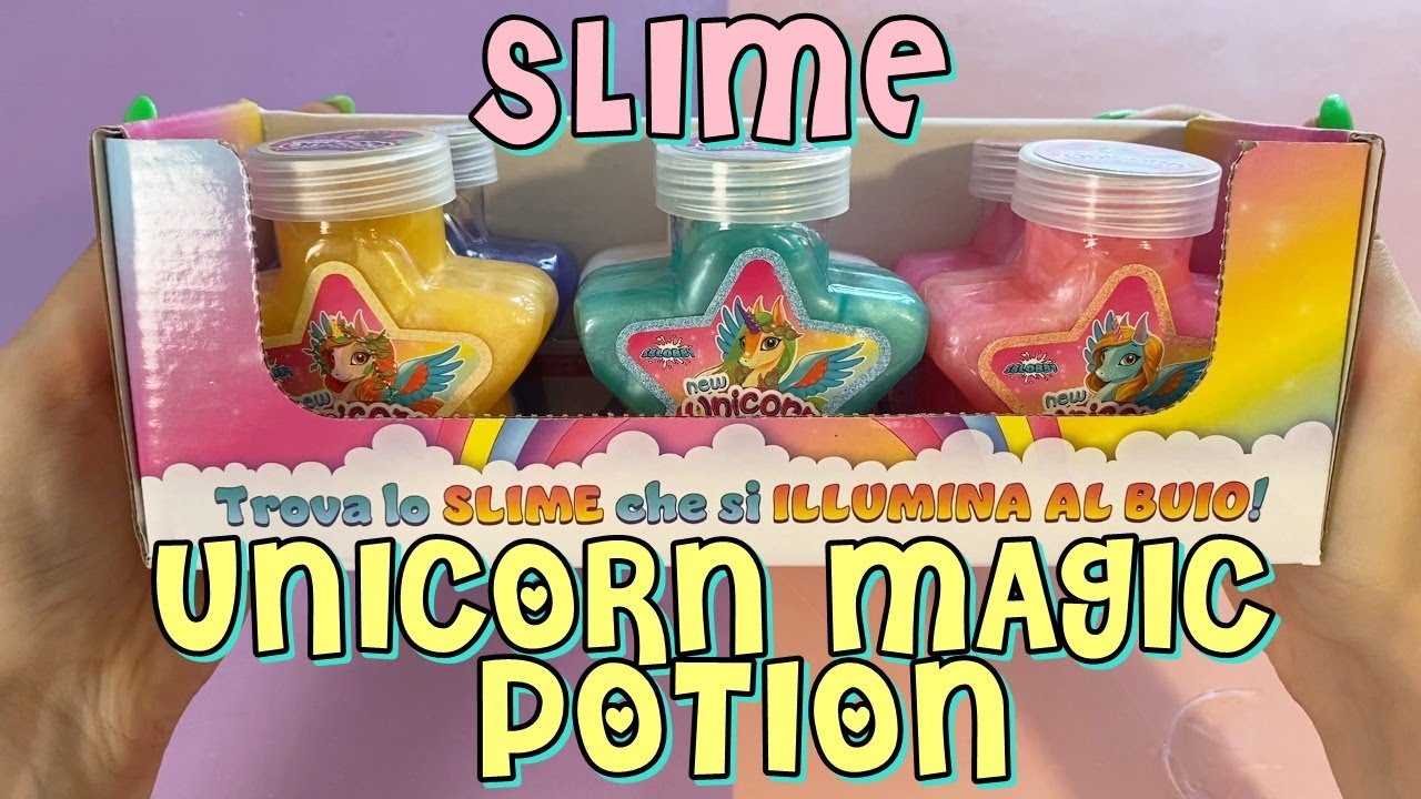 Proviamo gli UNICORN MAGIC POTION SLIME! - YouTube