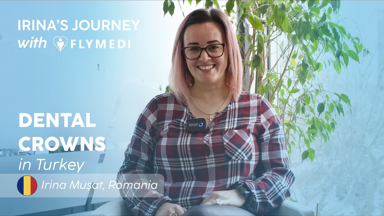 Dentistry in Turkey 🇷🇴 Irina Muşat, 25 Zirconium Crown | #flymedi # ...