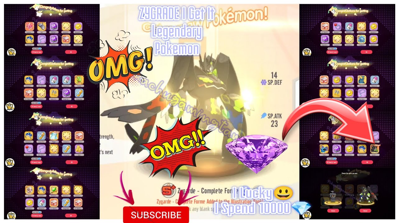 Legendary Summon😲Royal/I Ger it ZYGRADE Legend Pokemon/I Spend it 22320 ...