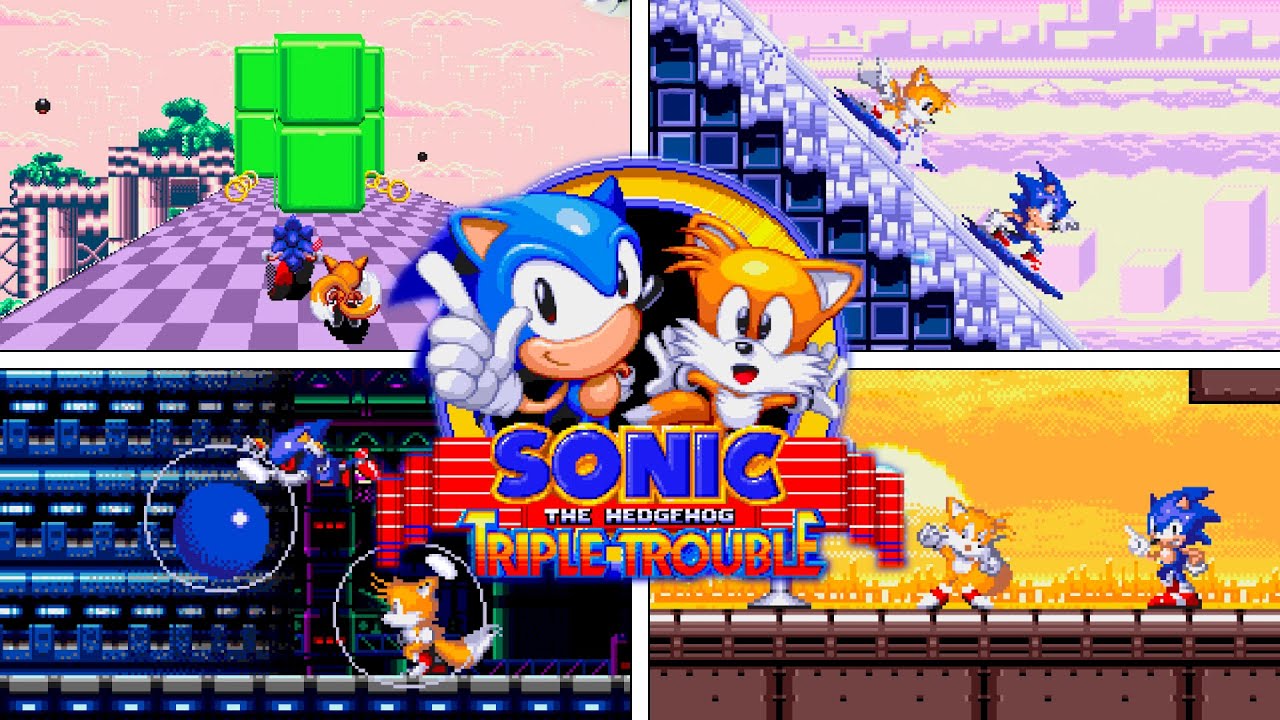 Sonic Triple Trouble 16-Bit - Final Update (V1.1) | [All Emeralds ...