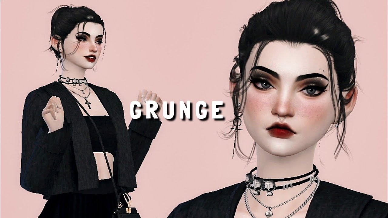 The Sims 4 | GRUNGE | + CC Links | Create A Sims - YouTube