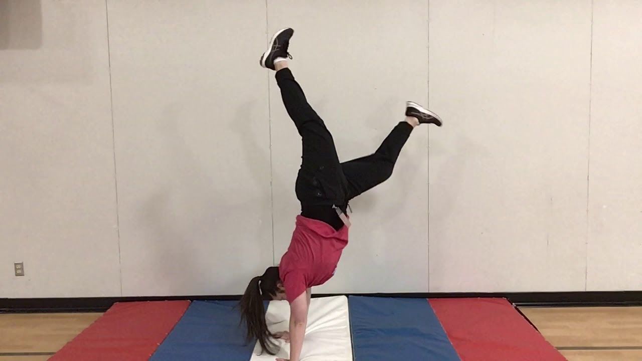Weight Transfer- handstands, cartwheels for PE practice - YouTube