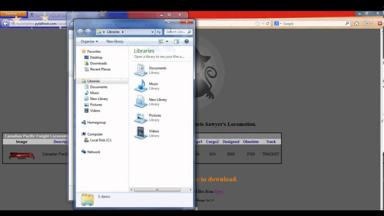 How to put Mods into chris sawyers locomotion. - YouTube