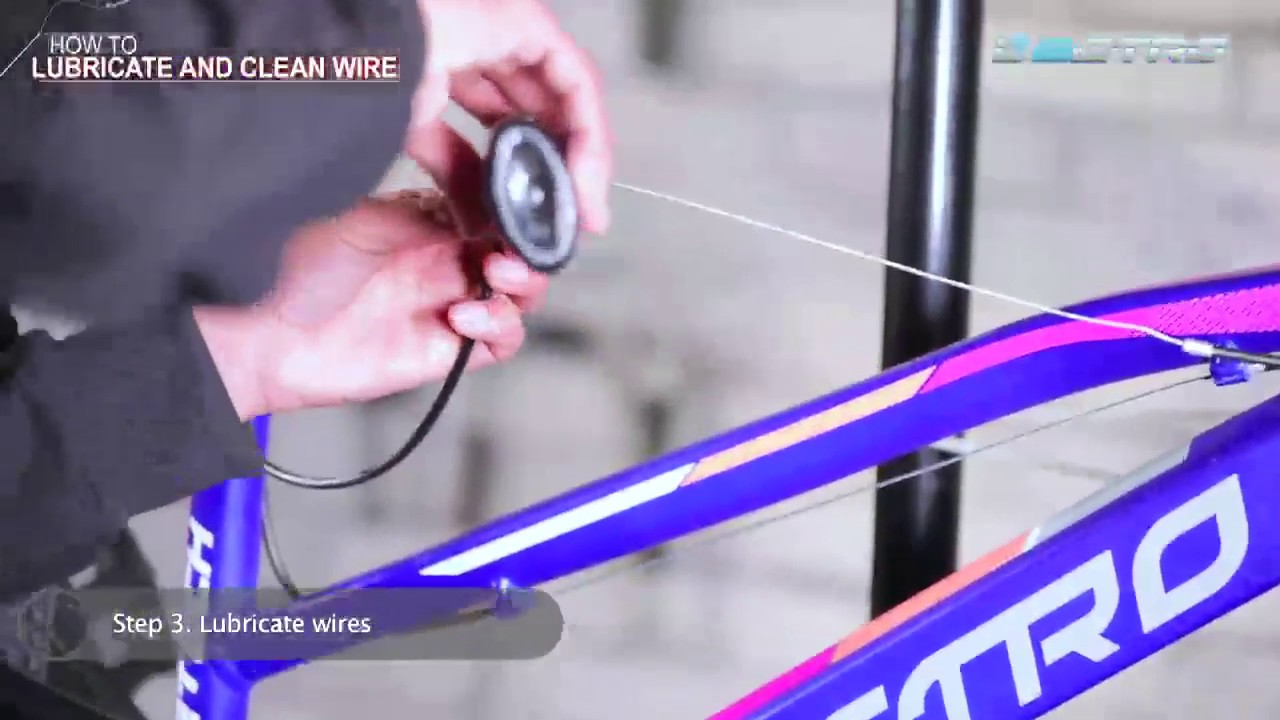 Hero Lectro e-cycles - How to lubricate & clean wire - YouTube